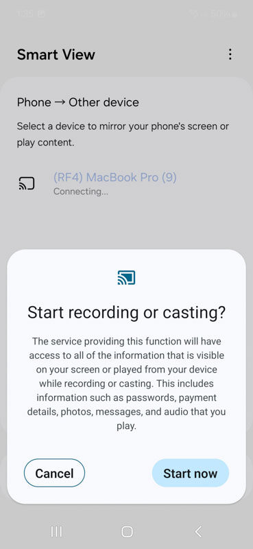 How To Screen Mirror and Cast Samsung Galaxy S24