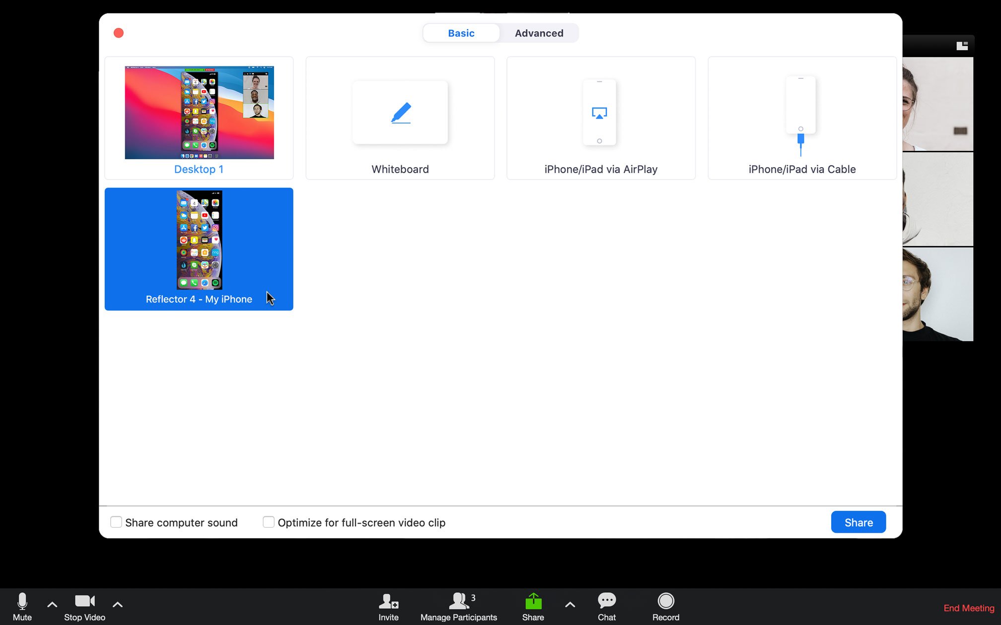 How to Share Your iPhone, iPad and Android Screen in a Zoom Meeting