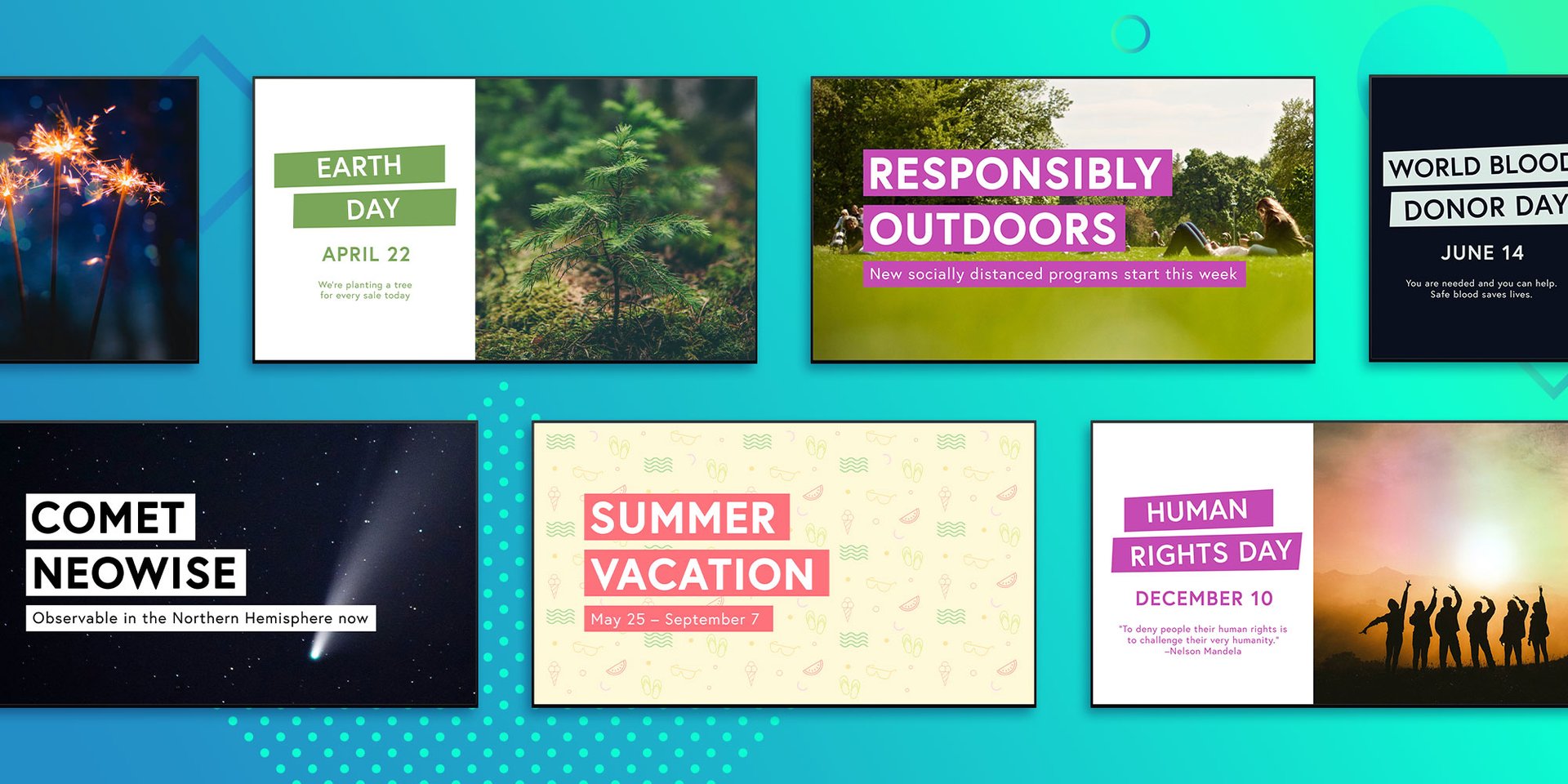 New Ditto Digital Signage Templates Help Your Summer Stand Out