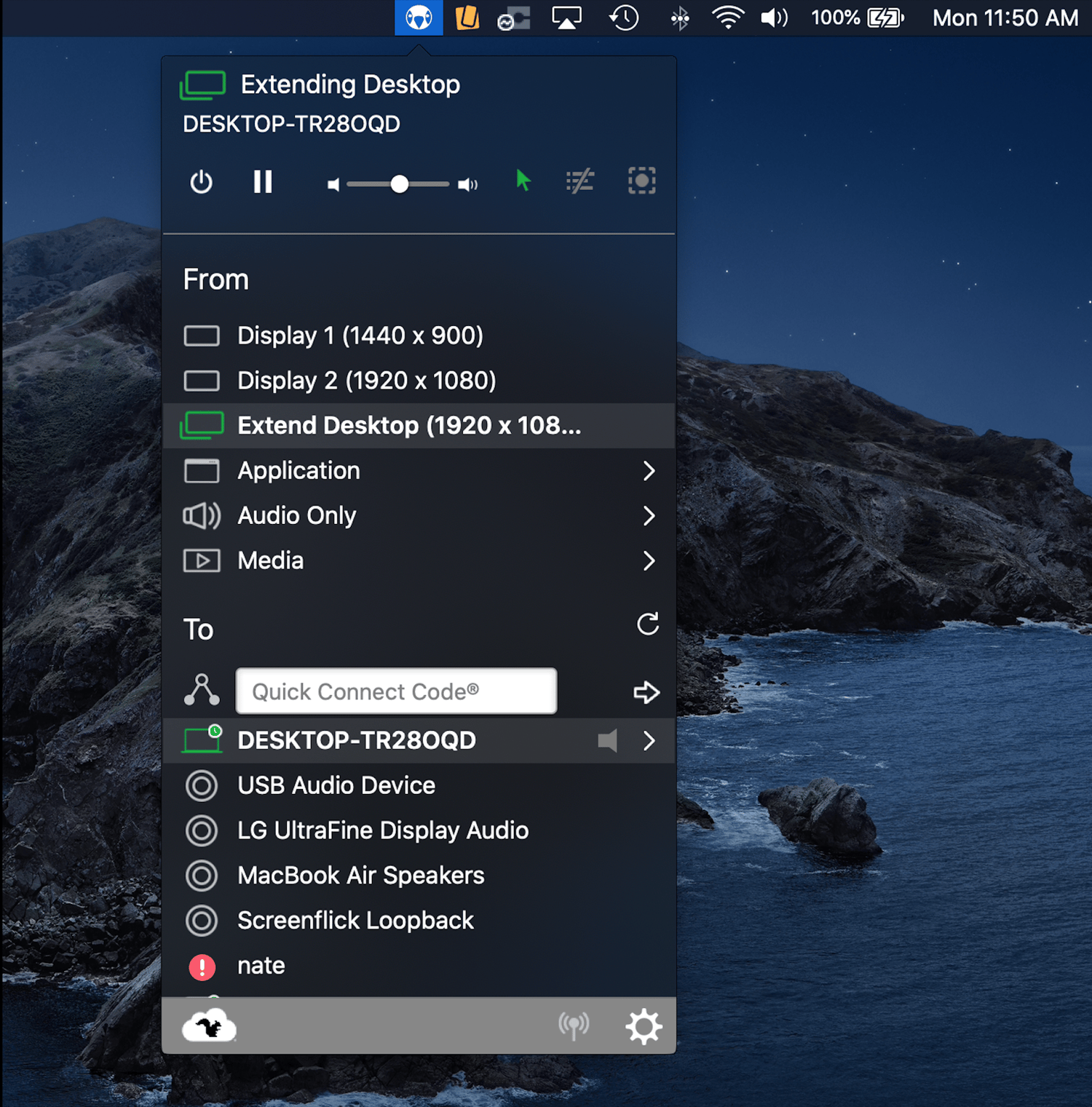 How to Extend Mac Desktop to Windows