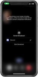 How to Share Your iPhone, iPad and Android Screen in a Discord Video Call