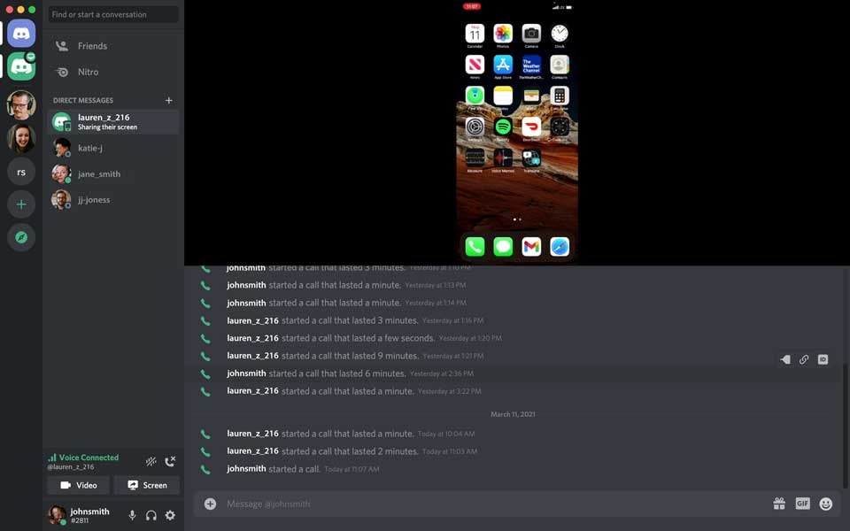 How to Share Your iPhone, iPad and Android Screen in a Discord Video Call