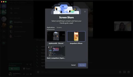 How to Share Your iPhone, iPad and Android Screen in a Discord Video Call
