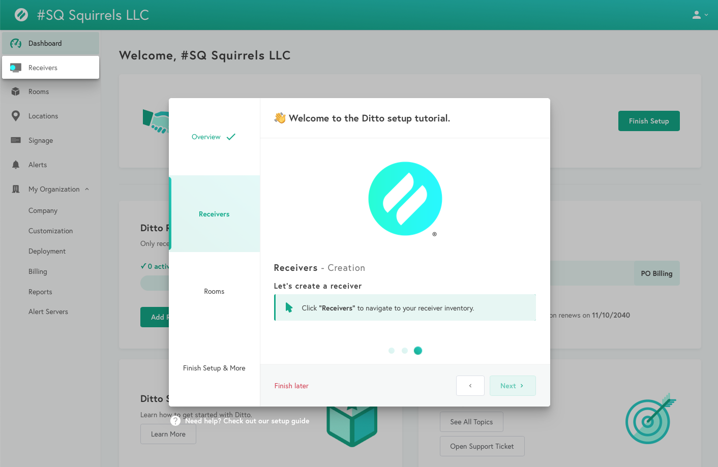 New Ditto Release Introduces Onboarding Tutorial